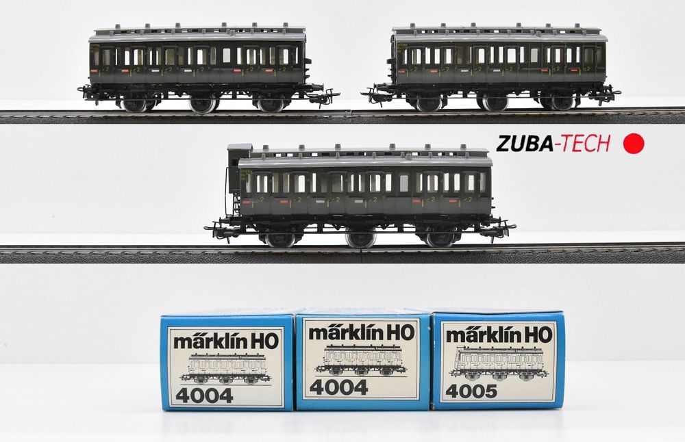 Märklin 3x Abteilwagen DB H0 WS mit OVP (Gebraucht) in für CHF 23 – mit ...