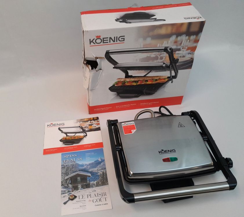 KOENIG Sandwichgrill (Neu (gemäss Beschreibung)) in Richterswil für CHF ...
