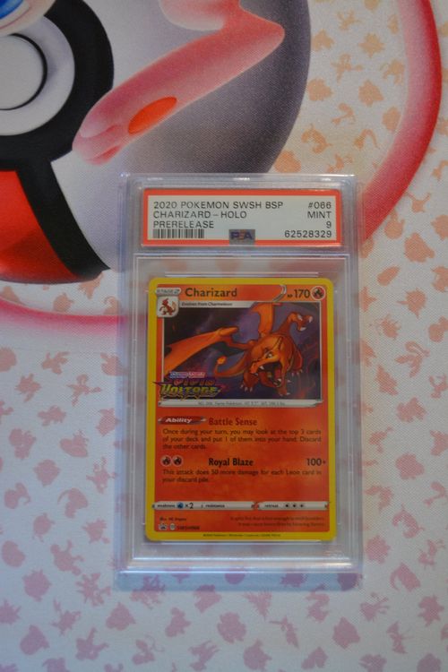 Charizard Glurak PSA 9 - Prerelease Vivid Voltage - Pokémon (Neu (gemäss Beschreibung)) in ...