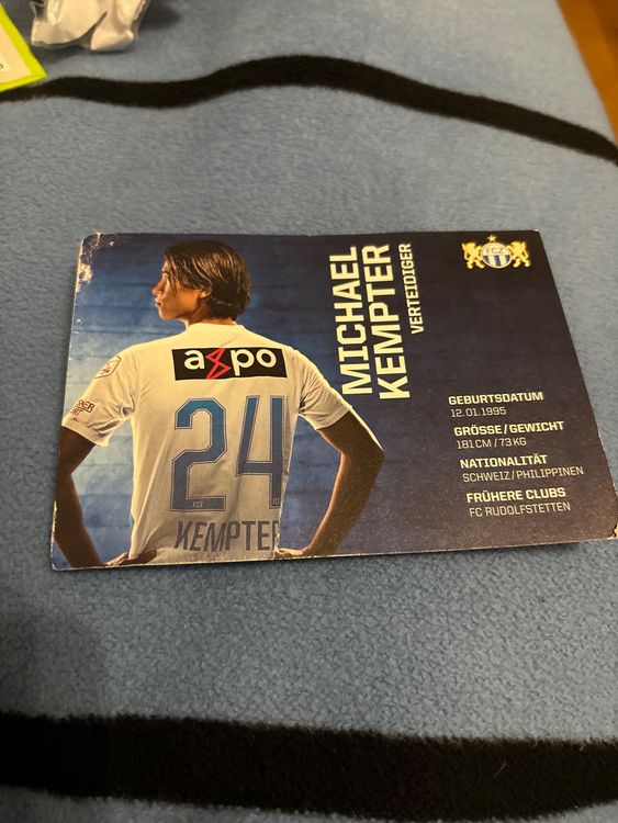 Michael Kempter FCZ Autogrammkarte | Kaufen auf Ricardo