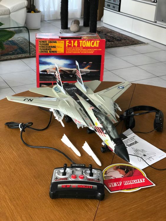 F14 TOMCAT - NEW BRIGHT 1999 unbespielt mit OV - TOP(GUN) ! | Acheter sur Ricardo