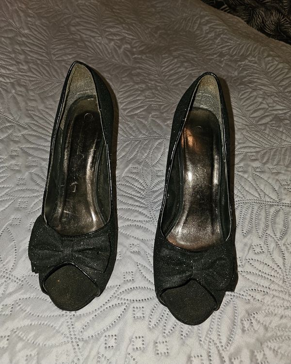 Talons noirs à paillettes, avec noeud - Taille 39 (D'occasion) à ...