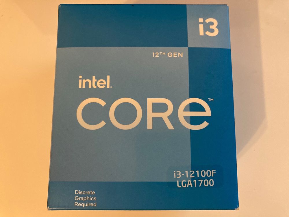 Intel Core I3 12100F CPU (Gebraucht) in Enggistein für CHF 30 – mit ...