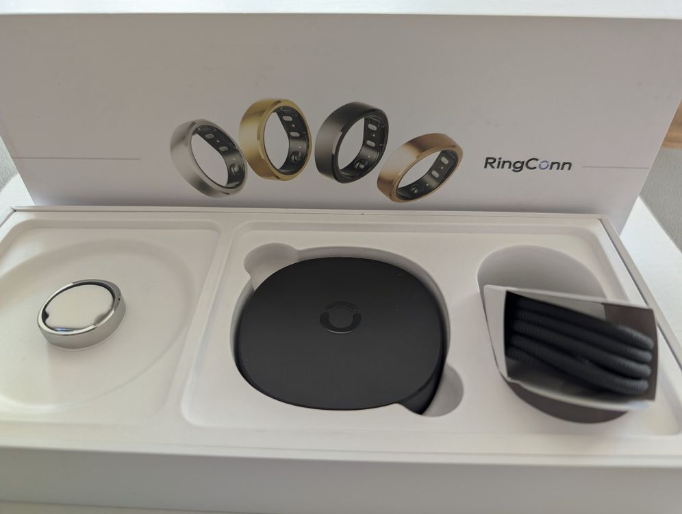 RingConn 2, Smart Ring Grösse 12 Silber, Neu mit Garantie (Neu (gemäss ...