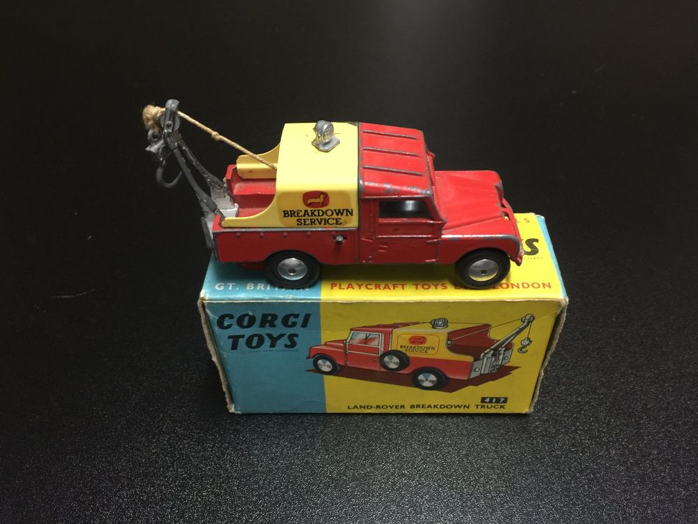 Corgi Toys - 417 Land-Rover Breakdown Truck - OVP Original (Gebraucht ...