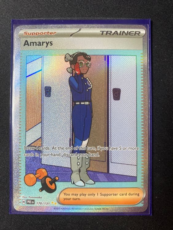 Pokemonkarte Amarys 170 - Erin - Prismatic Evolutions - EN (Neu (gemäss ...