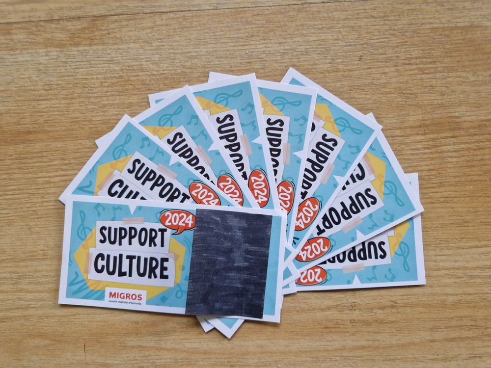 8 Bons Support Culture von Migros | Kaufen auf Ricardo