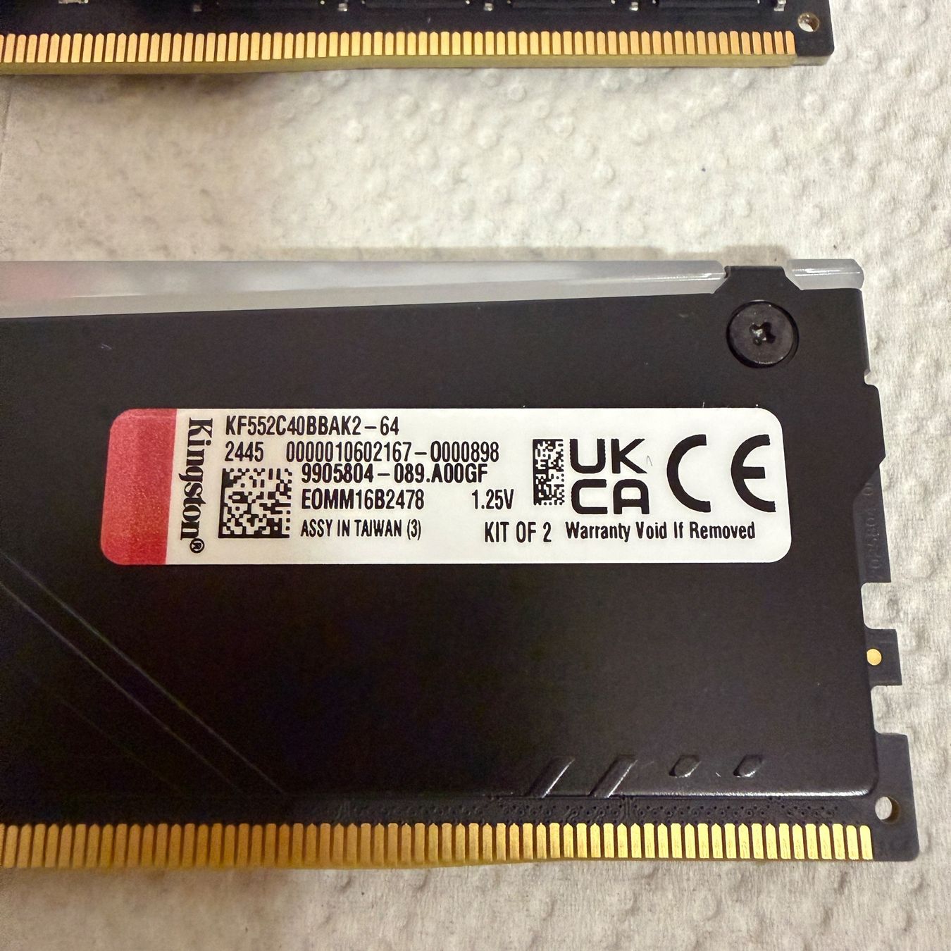 Kingston FURY Beast RGB, 64 GB (2x32), DDR5-5200, DIMM (Neu (gemäss ...