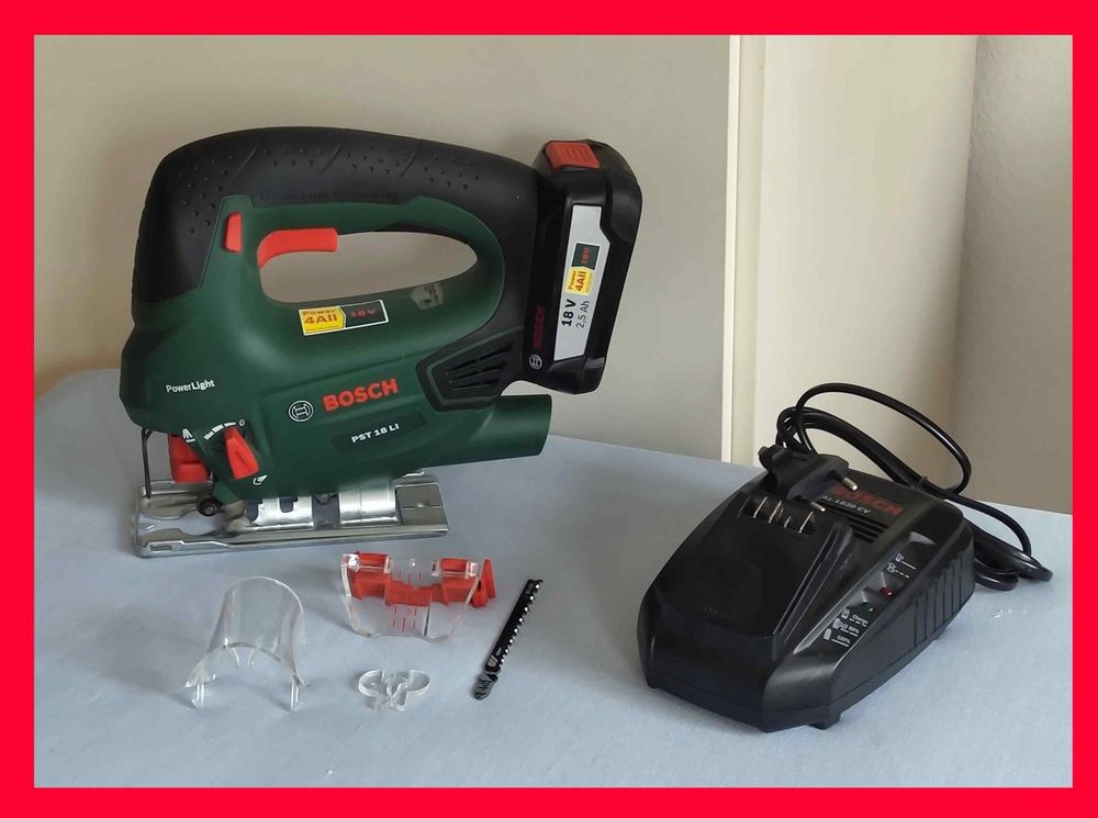 Bosch PST 18 LI Akku-Stichsäge 18V 2,5Ah mit Ladegerät (Gebraucht) in ...