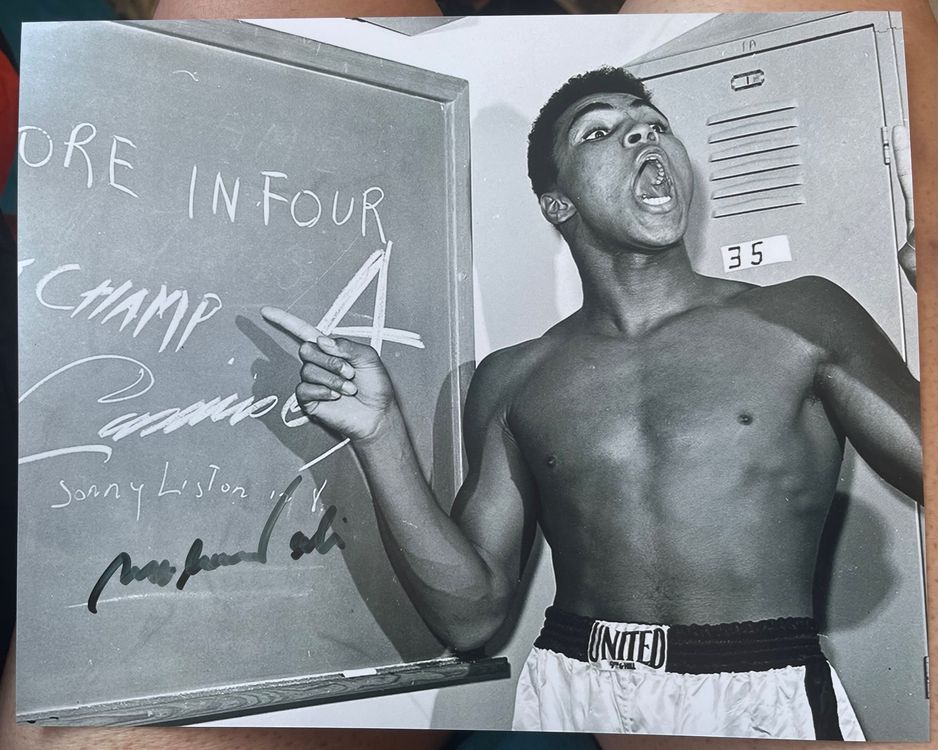 AUTOGRAMM MUHAMMAD ALI CASSIUS CLAY (Gebraucht) in Münchenstein für CHF 99 – mit Lieferung auf ...