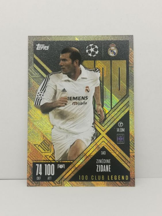 Match attax Extra 2024 /25 Zidane 100 club (Gebraucht) in Einsiedeln ...