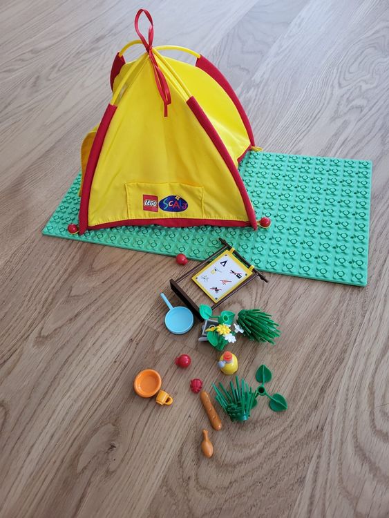 Lego Scala Set 3143 unvollständig Camping mit Pferd (Gebraucht) in ...