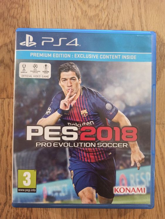 PES 2018 - Pro Evolution Soccer PS4 / PS5📀🎮📀 (Gebraucht) in ...