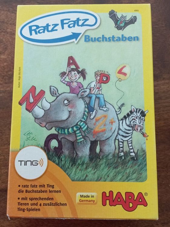 Haba Ratz Fatz Buchstaben mit TING-Technologie | Kaufen auf Ricardo