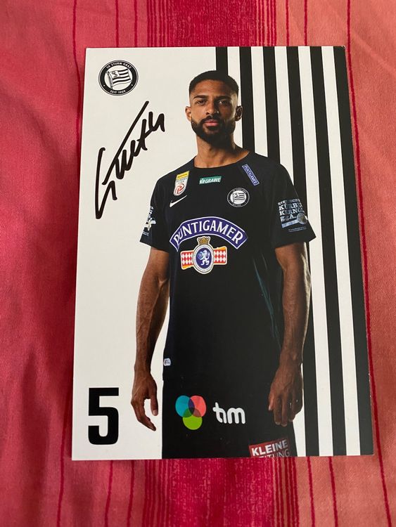 Autogrammkarte - Gregory Wüthrich handsigniert (Gebraucht) in ...