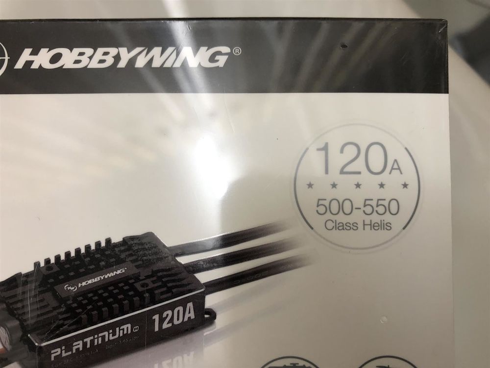 Neuer Hobbywing Platinum Regler 120A V4 | Kaufen auf Ricardo