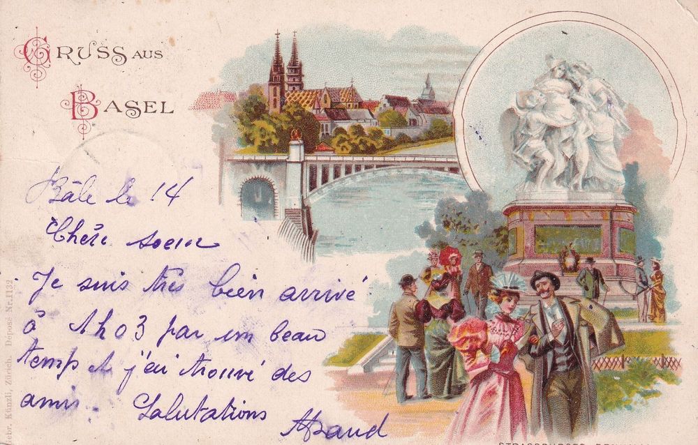 Basel BS LITHO um 1900 | Kaufen auf Ricardo