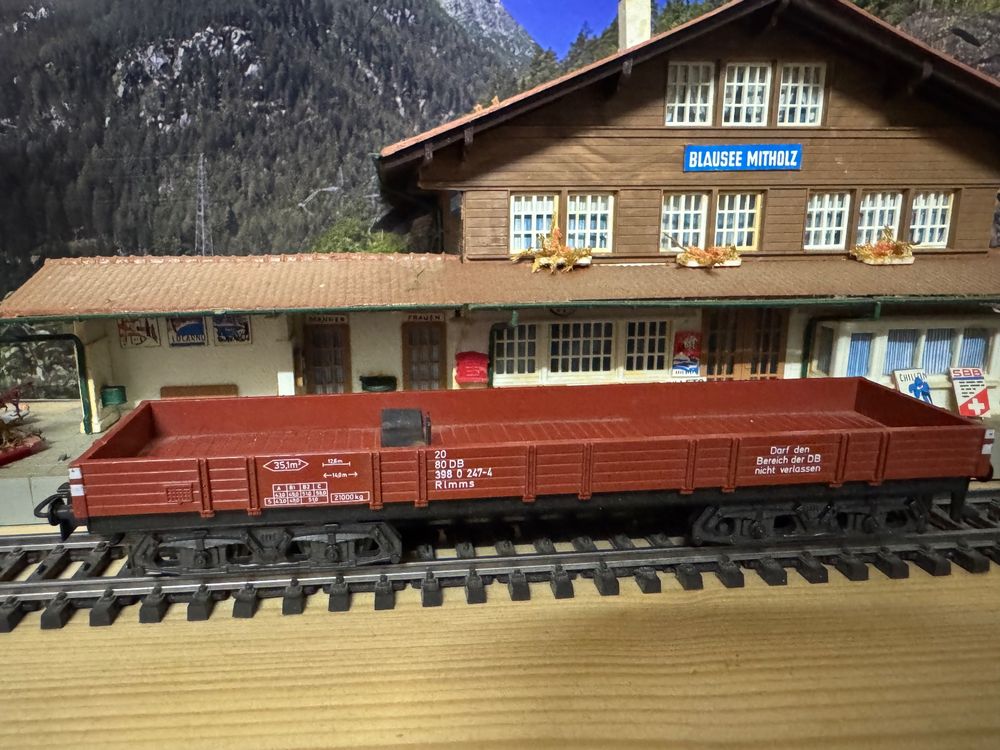 Märklin H0 4473 - DB Niederbordwagen Rlmms 398 0 274-4 | Kaufen auf Ricardo