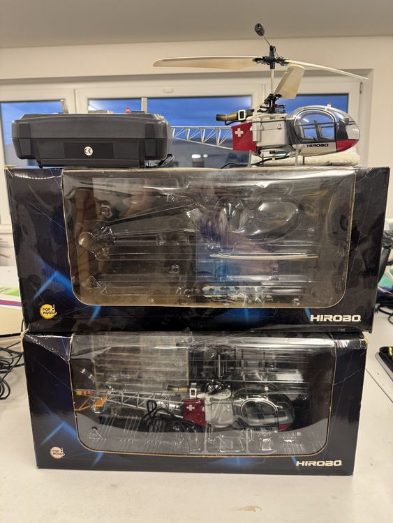 Hirobo X.R.B Silver Edition – Kult RC-Helikopter am Kabel (Defekt) in ...