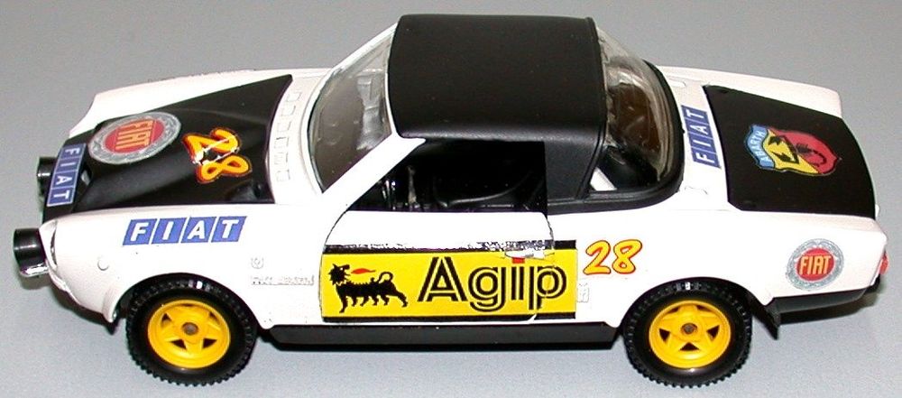 1972 Fiat 124 Sport Spider Abarth Rally UNIKAT BBURAGO 1:24 | Kaufen ...