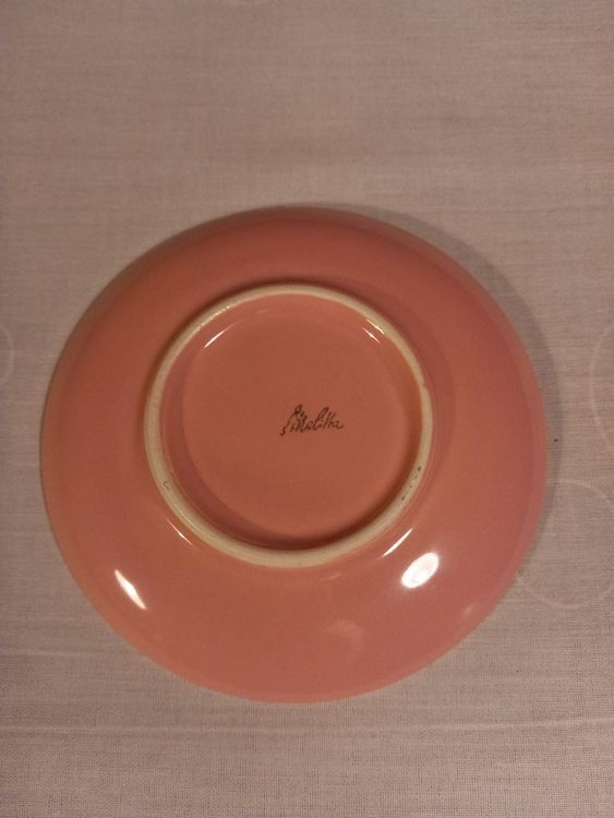 Vintage Pastell Teller von Melitta, Rosa, Top Zustand! (Gebraucht) in ...