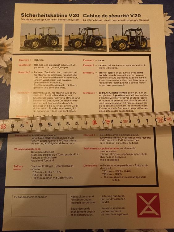Oldtimer Traktor Prospekt Hürlimann VIKTOR V20 Kabin Deutsch | Kaufen ... Oldtimer Traktor Prospekt Hürlimann VIKTOR V20 Kabin Deutsch | Kaufen ...