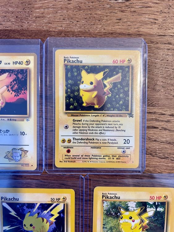 Vintage Pokemon Pikachu Karten | Kaufen auf Ricardo
