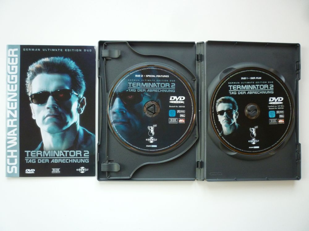 Terminator 2 T2 Steelbook (1991) Arnold Schwarzenegger 2 DVD | Kaufen ...
