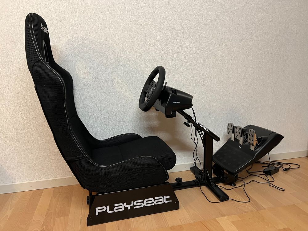 Racing Gaming Setup: Lenkrad + Sitz (Gebraucht) in für CHF 305 – nur ...