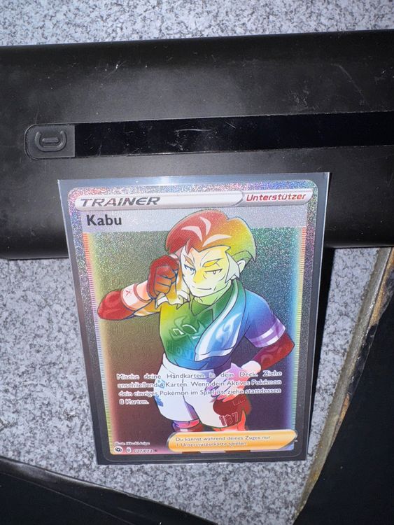 Kabu Rainbow Full Art - Pokemon Karte Top Zustand! Selten | Kaufen auf ...