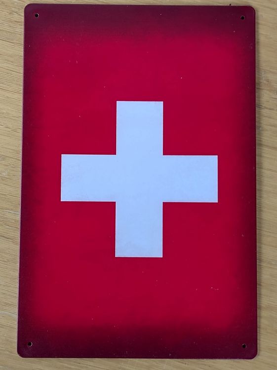 Blechschild Schweiz (Gebraucht) in Wald ZH für CHF 9 – mit Lieferung auf Ricardo kaufen