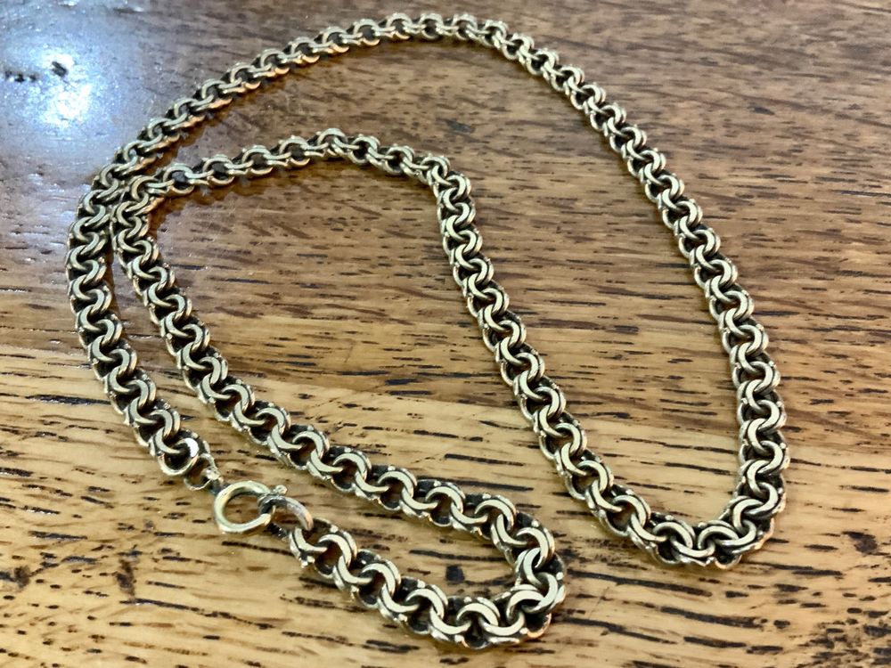 ANTIKES COLLIER GOLD DOUBLÉ, 30-ER, FRANKREICH | Kaufen auf Ricardo