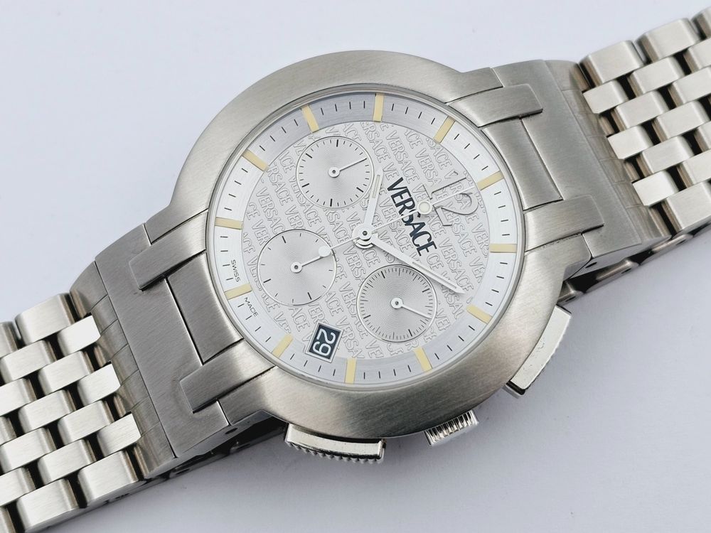 Versace BLC99 Chronograph Armbanduhr Automatik Top Zustand! (Gebraucht ...