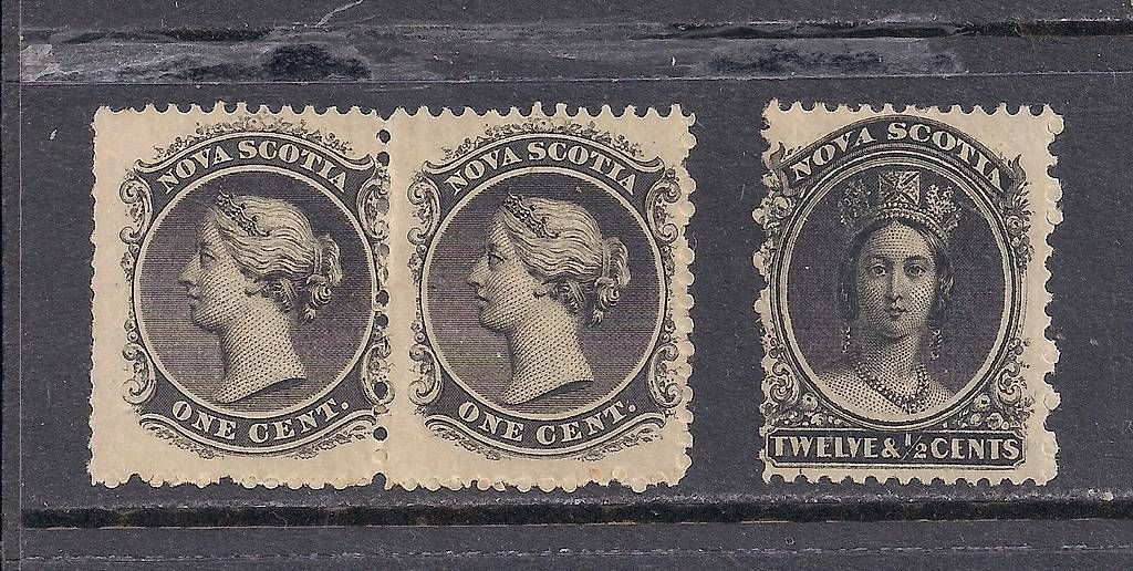 Briefmarken GB Kanada Nova Scotia QV 1860-63 (Neu (gemäss Beschreibung ...