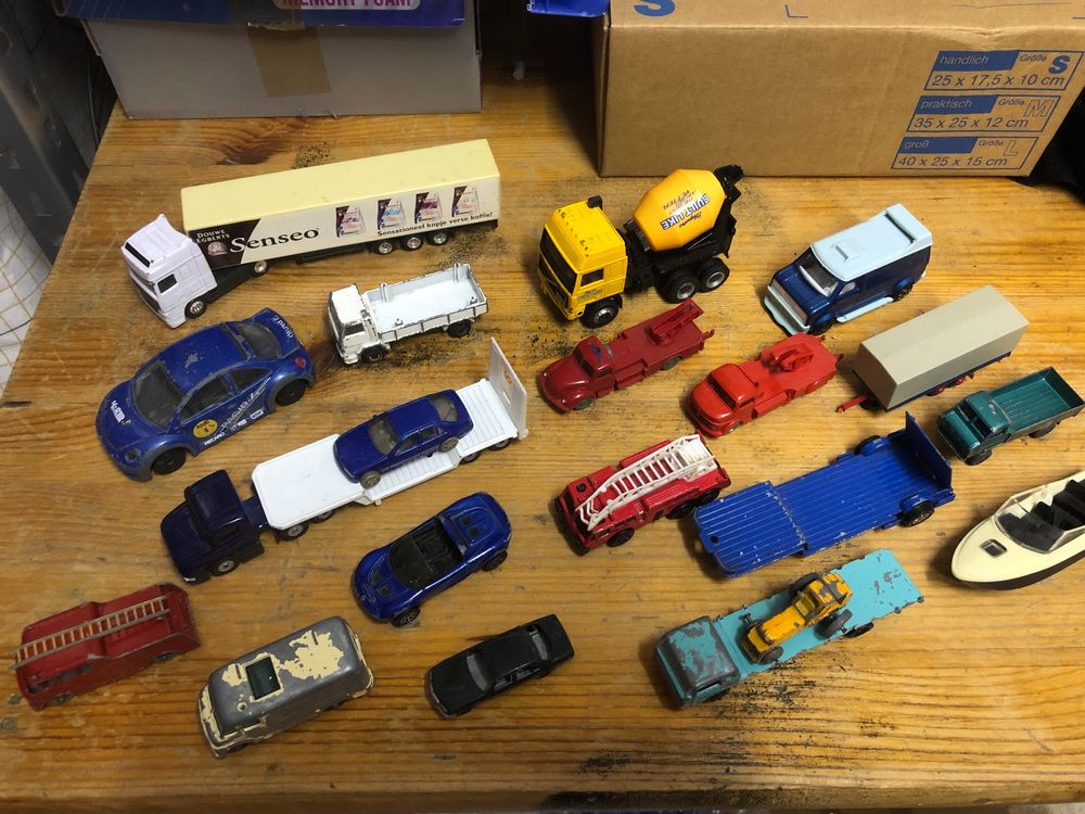 Lot de voitures (Matchbox, lego, majorette rail route, etc) (Gebraucht ...