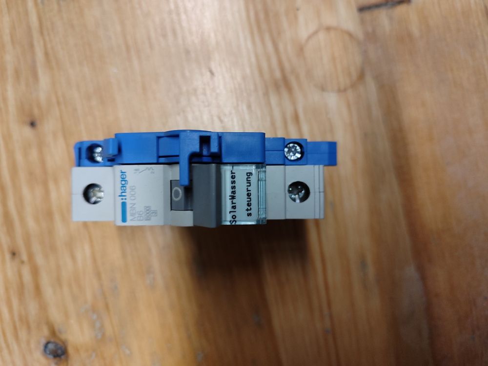 Hager LS MBN 006 1-polig 6A mit Nulleitertrenner (Gebraucht) in ...