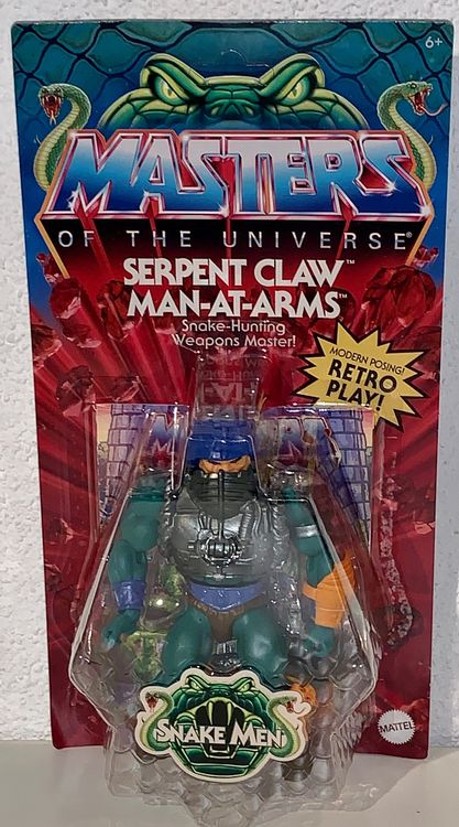 Serpent Claw Man-at-Arms Masters of the Universe Motu RETRO (Neu und ...