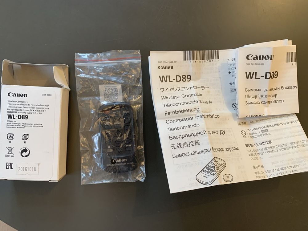 Canon Wireless Controller, WL-D89 | Kaufen auf Ricardo