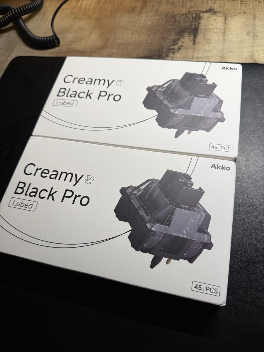Akko Creamy Black Pro Switches (88Stk.) (Neu (gemäss Beschreibung)) in ...