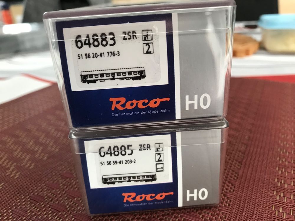 2 neuwertige Wagen der ZSR , B und Bc , Roco. | Kaufen auf Ricardo