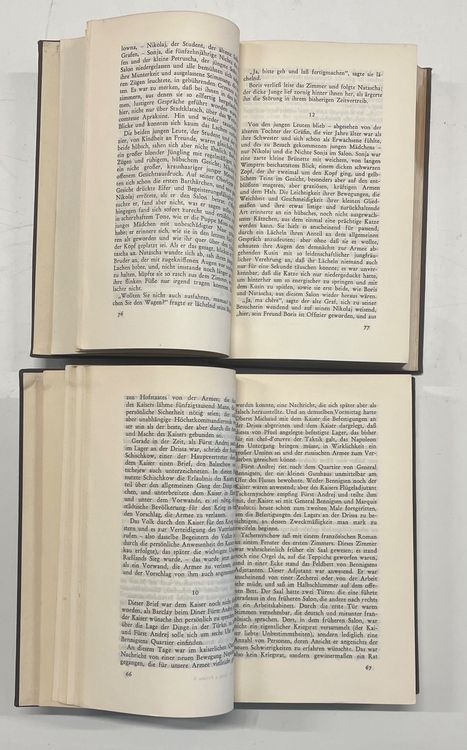 Leo Tolstoi Krieg und Frieden Roman Buch 1 und 2 (Gebraucht) in Root ...