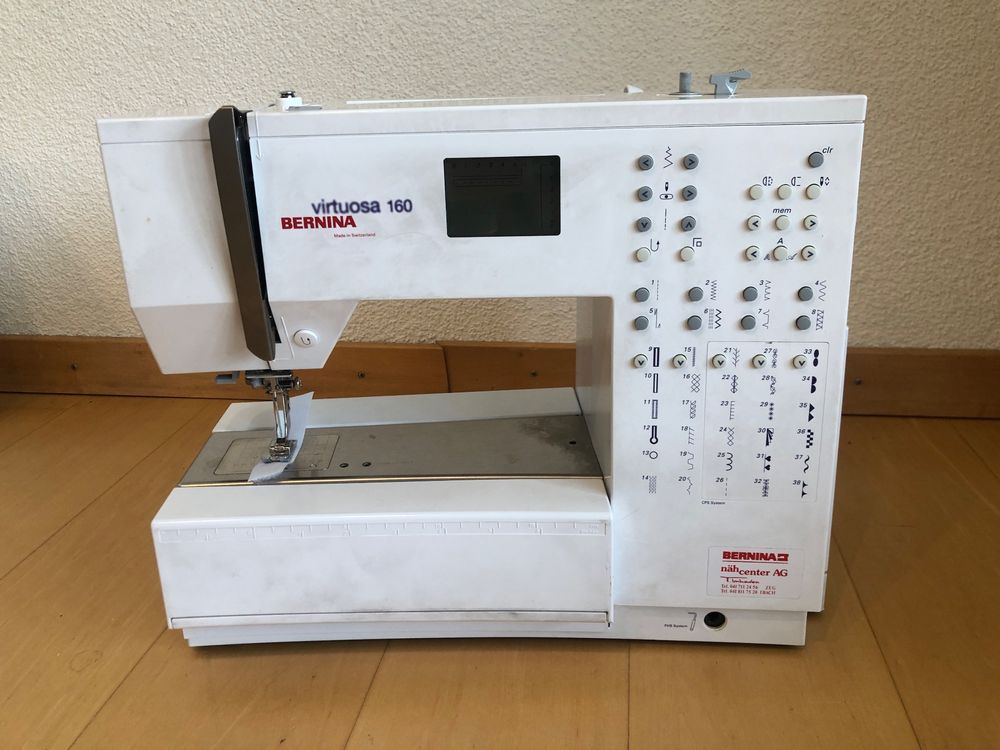 Nähmaschine Bernina Virtuosa 160 mit viel Zubehör (Gebraucht) in ...