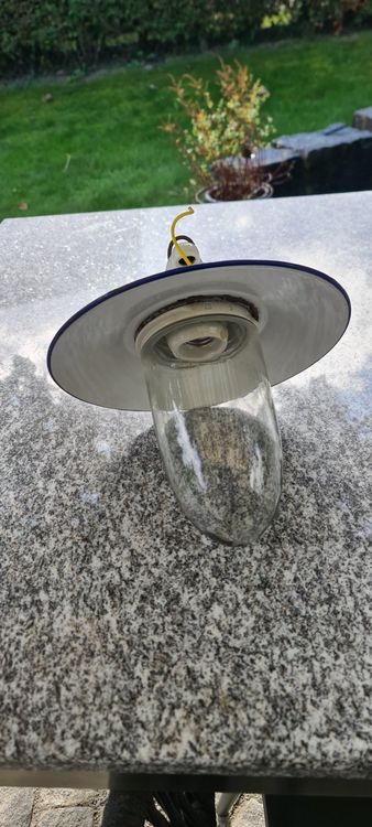 Lampe/Stalllampe/Emailschirm/Licht/Wohnen/Emaillampe/Stall (Gebraucht ...
