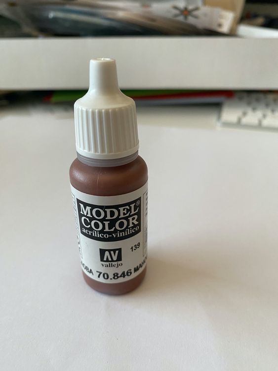 VALLEJO MODEL COLOR 70846 MAHOGANY BROWN (Gebraucht) in MÜHLEDORF/SO ...