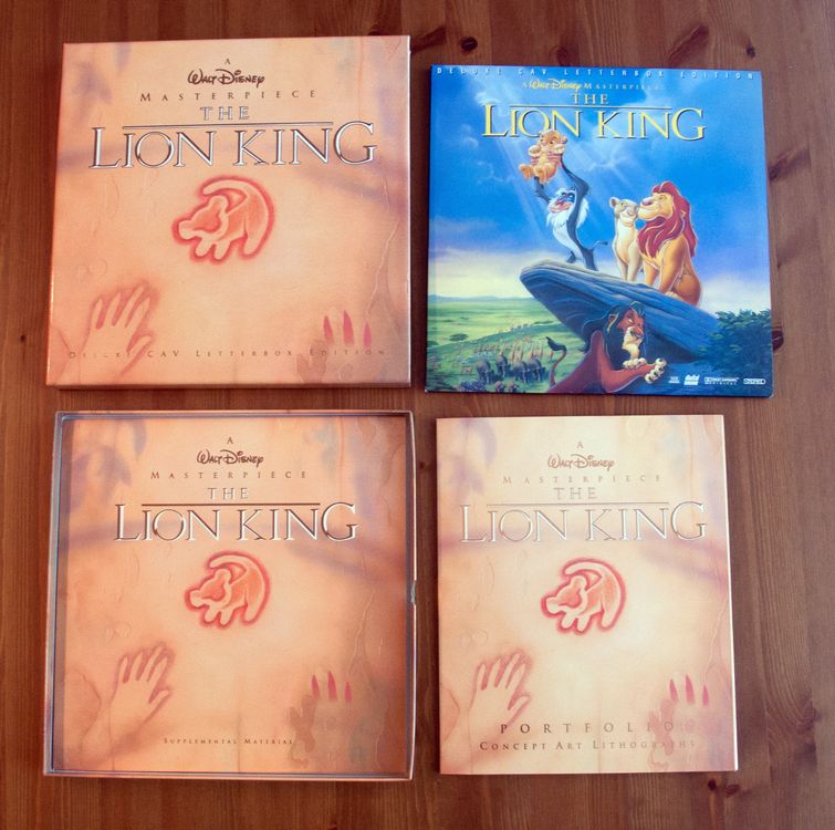 The Lion King - Deluxe CAV Letterbox Laserdisc (Gebraucht) in Bülach ...