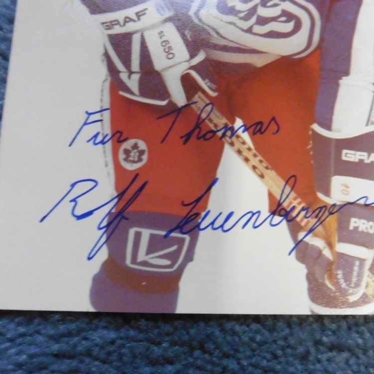 Autogramm-Foto,1982,Eishockey,Rolf Leuenberger,Ambri Piotta (Gebraucht) in Lausen für CHF 5 ...