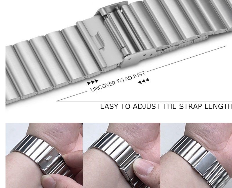 Armband Bande Edelstahl Inox für Huawei Band 6 7 8 / Honor (Neu und ...