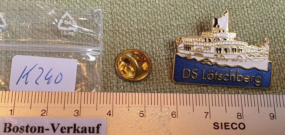 K240 - Pin Schiff DS Lötschberg | Kaufen auf Ricardo