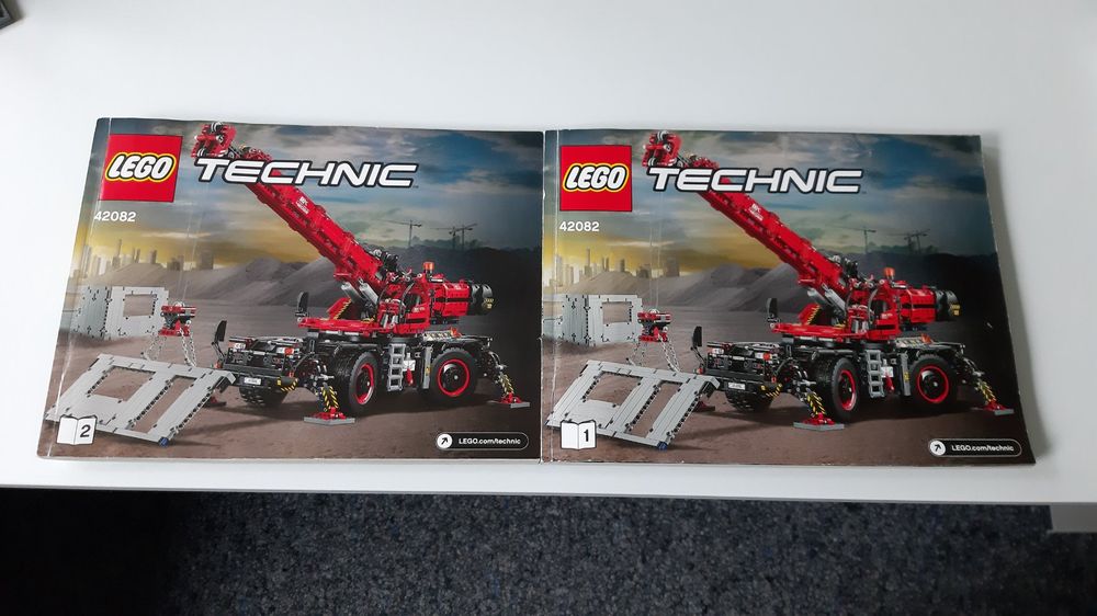 Lego Technic 42082 Geländegängiger Kranwagen | Big Red Kran (Neu ...