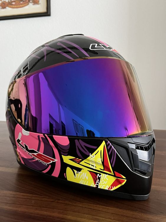 Integralhelm – Pennywise-Design, Regenbogen-Visier (Neu und ...